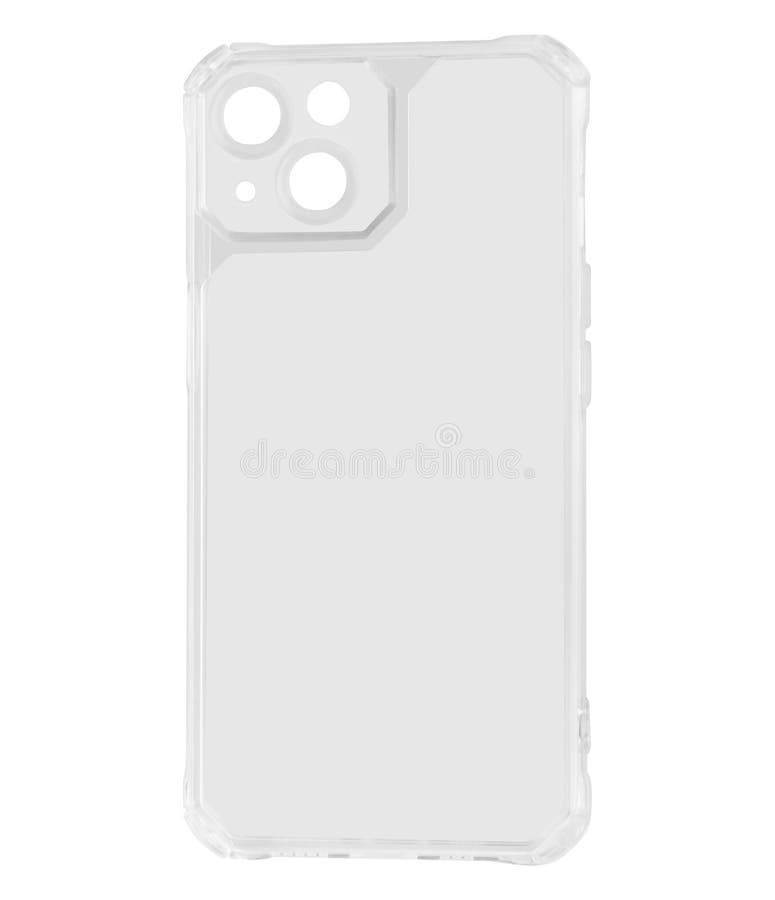 Silicone Phone Case, Phone Accessory, on White Background Stock ...