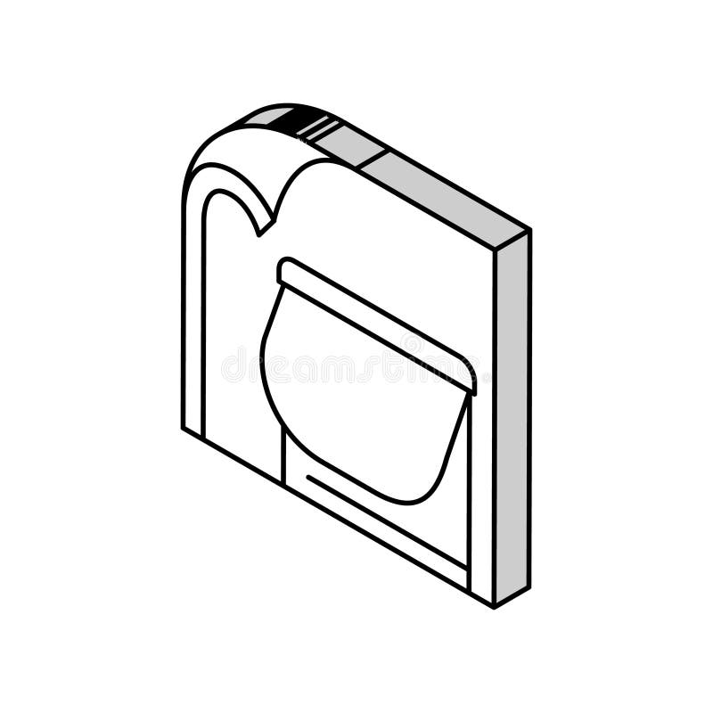 Silicone Rubber Elastomer Isometric Icon Vector Illustration Stock ...