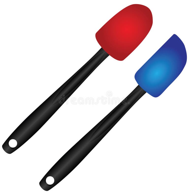 Rubber Spatula Stock Illustrations – 728 Rubber Spatula Stock ...