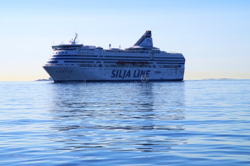 Silja Line cruiseferry imagen de archivo editorial. Imagen de muelles ...