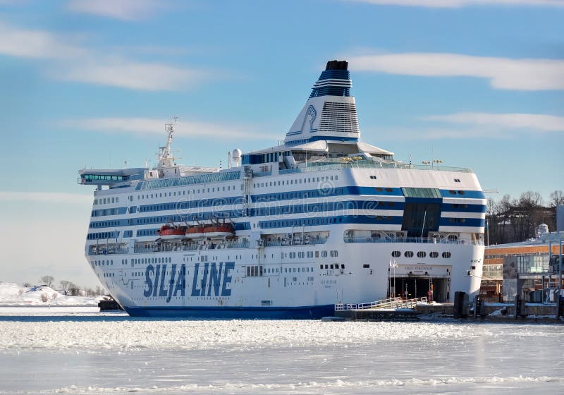 Silja Symphony Cruise Ferry Arrives in Helsinki Editorial Stock Image ...