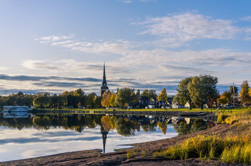 MORA, ZWEDEN - SEPTEMBER 21 2015: Achtermening Van Zorngarden in Mora ...