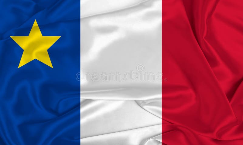 Acadian Flag stock image. Image of pride, proud, french - 100616957