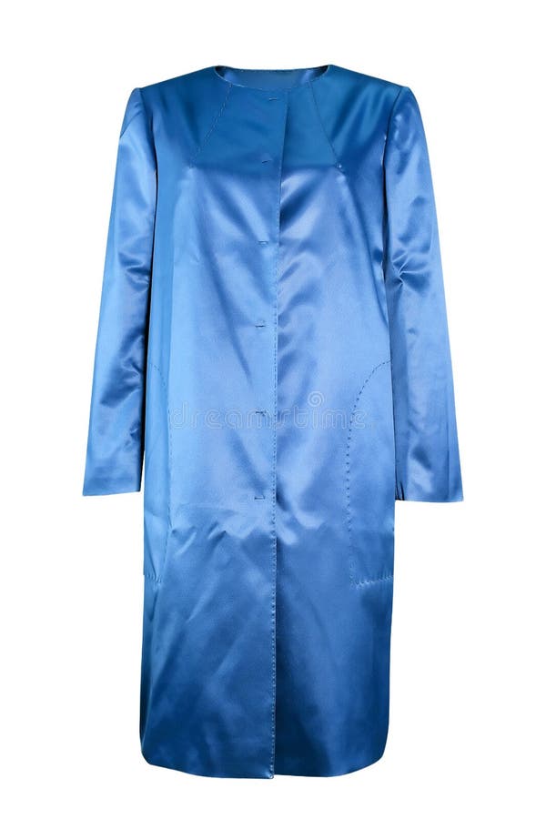 Silk blue coat stock photo. Image of create, diva, designer - 8300194