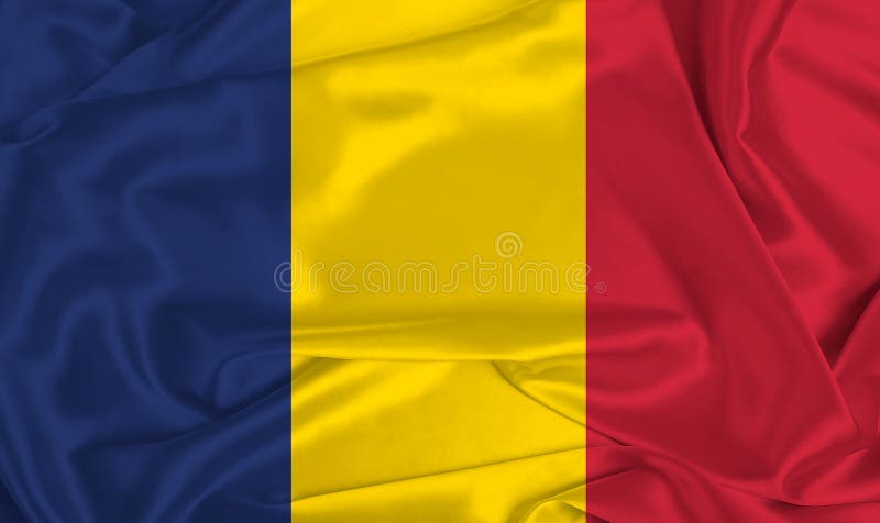 Chad Flag Wave Isolated on Png or Transparent Background Stock Vector ...