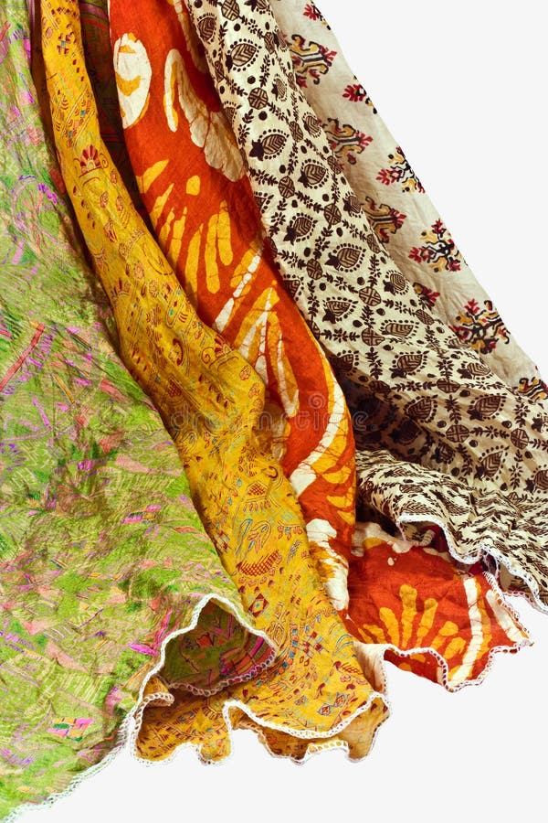 Silky colorful fabric stock photo. Image of closeup, colors - 57798224