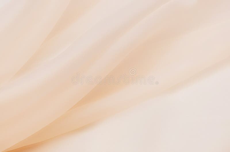 Silk Fabric, Organza is Light Beige Stock Image - Image of pattern ...