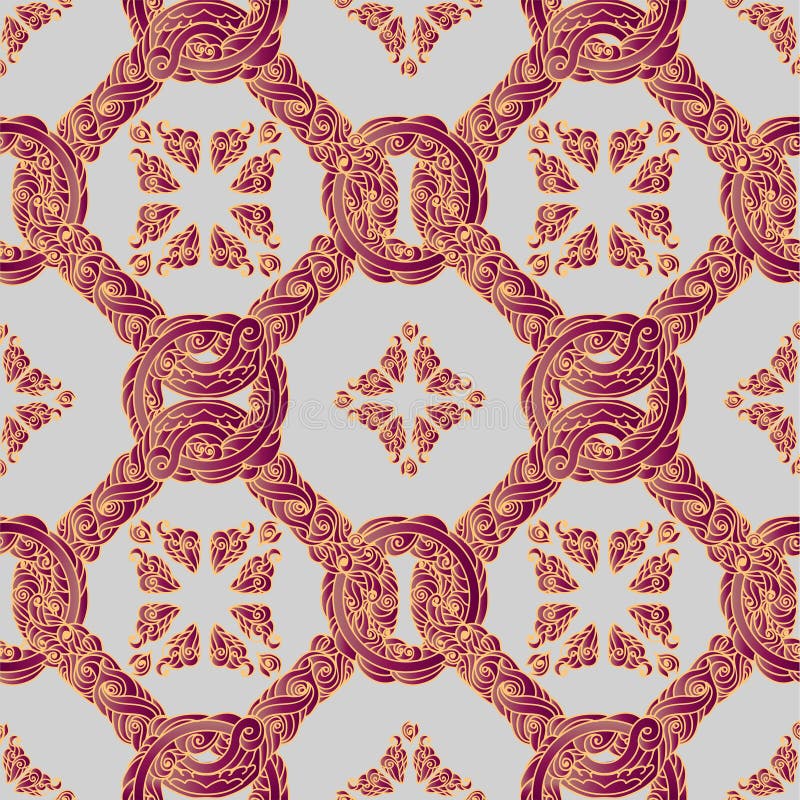 Silk Fashion Seamless Pattern Stock Vector Illustration Of Decor