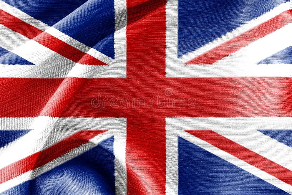 Silk Flag of great britain stock photo. Image of great - 55572472