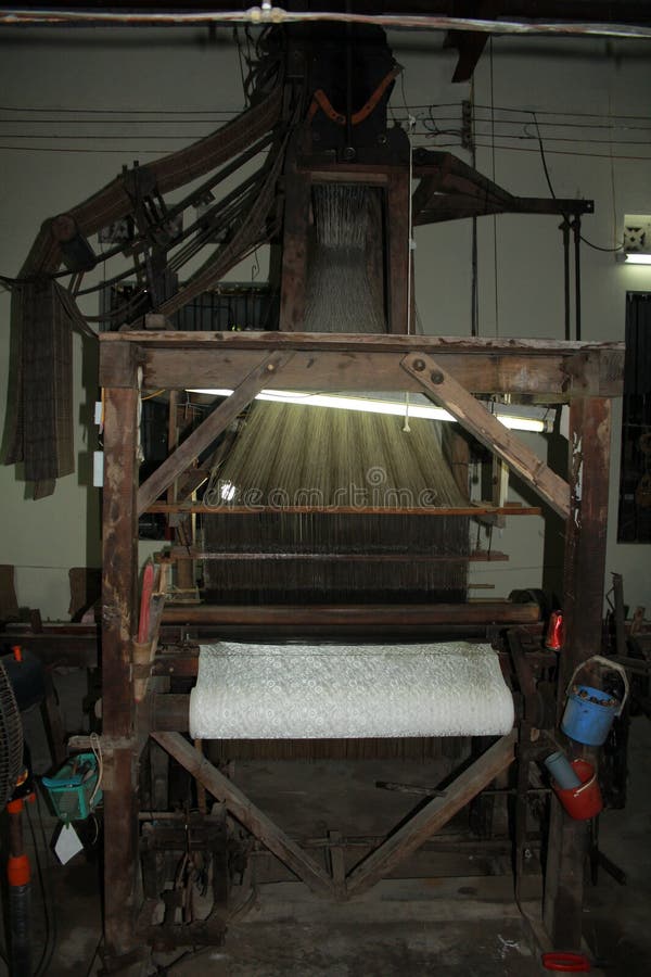 Silk loom stock photo. Image of dust, fiber, plant, fabric - 37151850