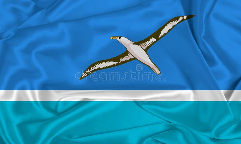 Silk Midway Atoll Flag stock image. Image of emblem - 169095257