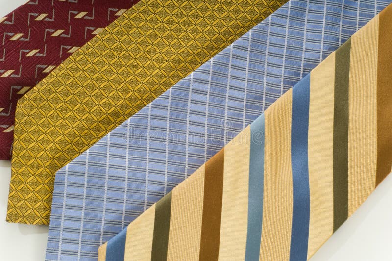 Two silk neckties stock image. Image of detail, blue - 21483641