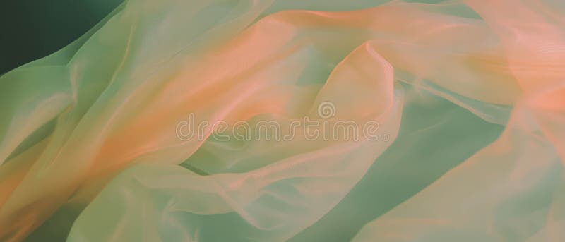 Silk Ribbons Displaying Smooth Texture and Elegant Drape during a ...