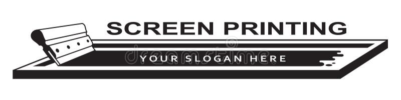 Screen Printing Squeegee Stock Illustrations – 184 Screen Printing ...