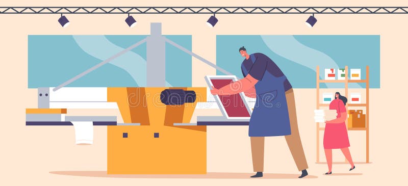 Serigraph Machine Stock Illustrations – 9 Serigraph Machine Stock ...