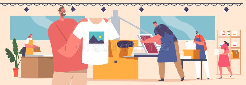 Silk Screen Printing Machine Stock Illustrations – 126 Silk Screen ...