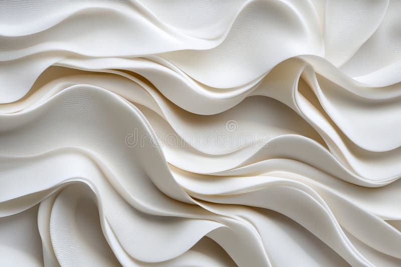 Silk Simplicity Texture on White Fabric. Stock Image - Image of human ...