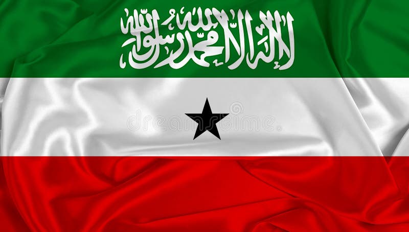 Silk Somaliland Flag stock photo. Image of landmark - 167538408