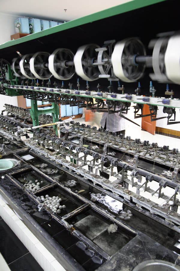 Silk spinning machine stock photo. Image of close, sericulture - 14891806