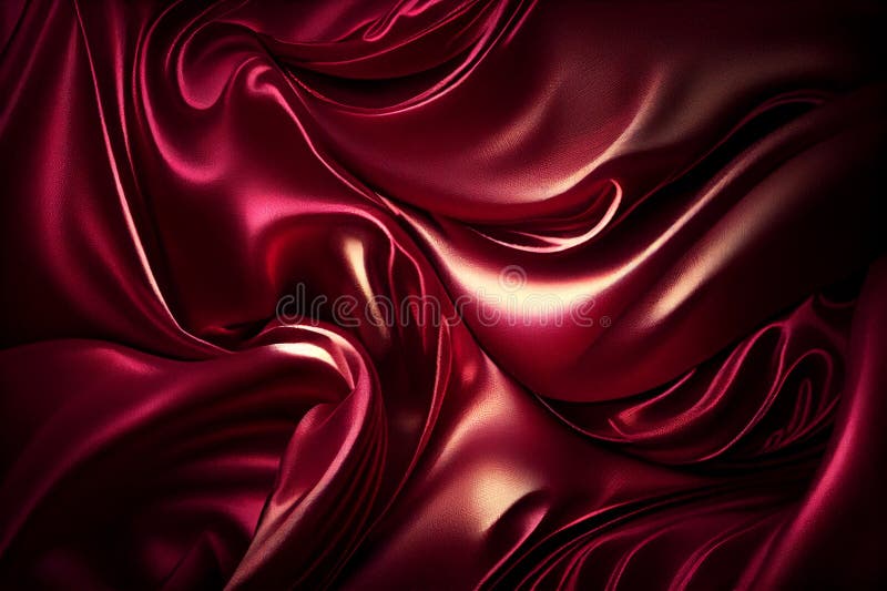 Silk Texture Background, Ai Generation. Stock Illustration ...