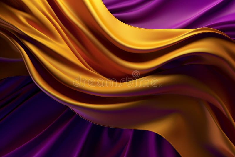 Silk Texture Background in Yellow and Purple Colors, Suitable for ...