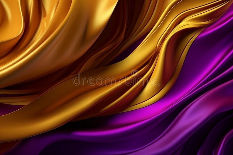 Silk Texture Background in Yellow and Purple Colors, Suitable for ...