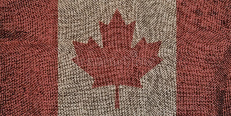 Silk Texture Flag of Canada Stock Photo - Image of pattern, leaf: 269046690