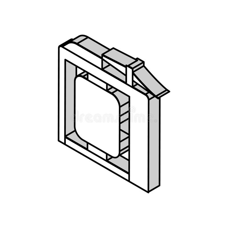 Silk Thread Roll Winding Process Isometric Icon Vector Illustration ...