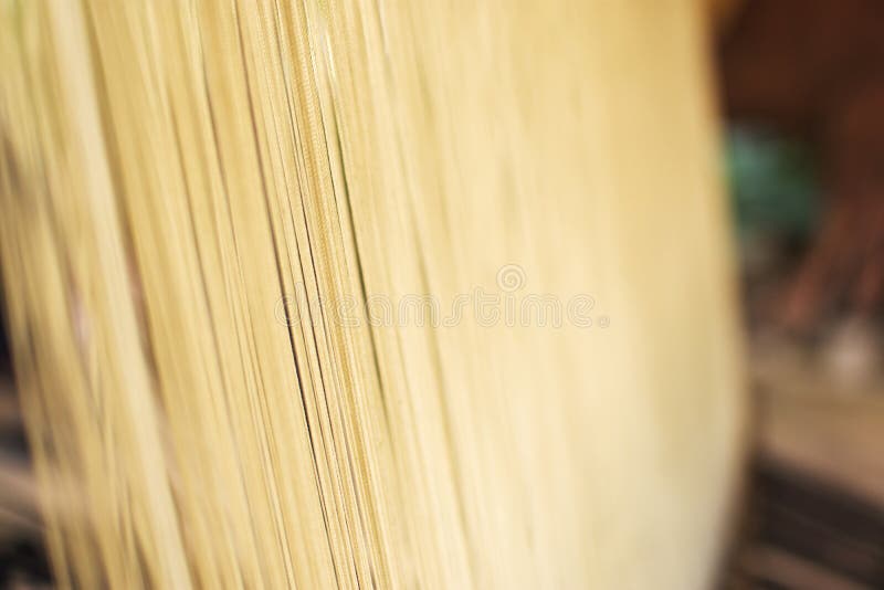 Silk Thread Texture, Traditional Thai Fabric, the Process of Ex Stock ...