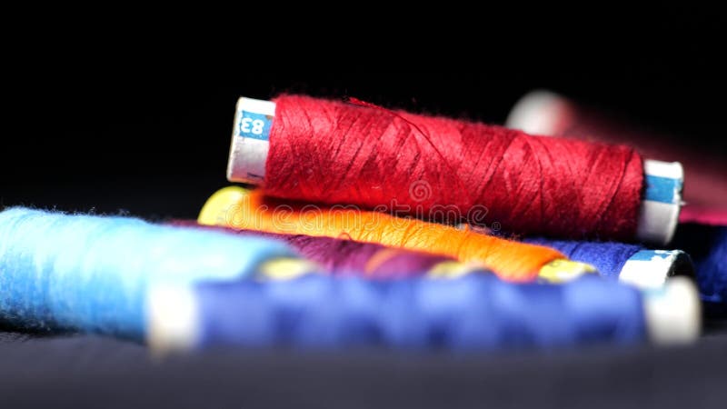 Silk Threads in Many Colors, Footage Stock Footage - Video of tightly ...