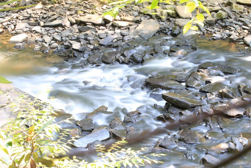 Silk water rapids stock image. Image of rapids, delay - 160764643