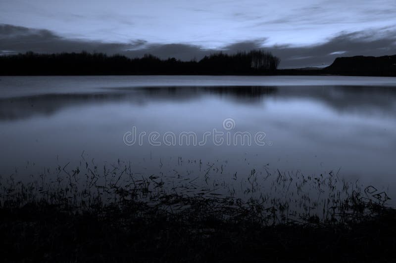 Silk water in seashore stock photo. Image of silk, evening - 10462274