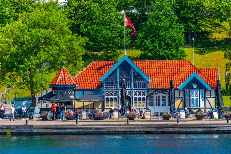 Silkeborg, Denmark, June 16, 2022: Port at Danish Town Silkeborg ...