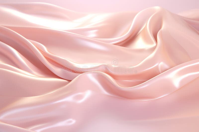 Silky Liquid Flowing Around Stock Illustration - Illustration of ...