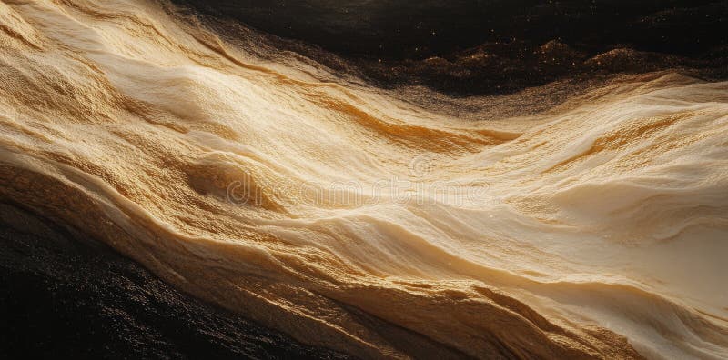 Silky Organic Metallic Gold Abstract Geometrical Design Background ...