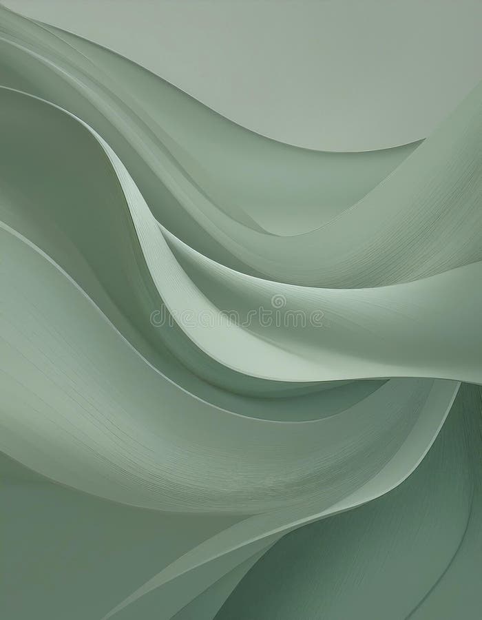 Silky Sage Colors Abstract Minimal Background Stock Illustration ...
