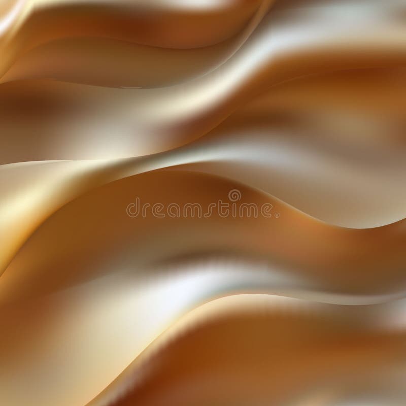 Silky Waves of Beige and Golden Hues Gently Shimmer, Creating a Feeling ...
