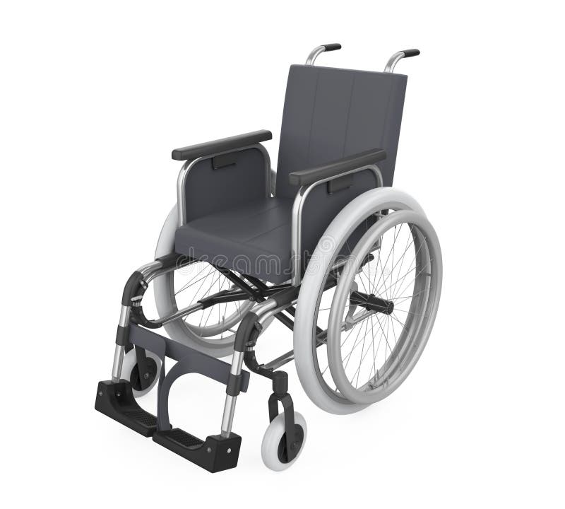 Sillón de ruedas aislado stock de ilustración. Ilustración de ayuda ...