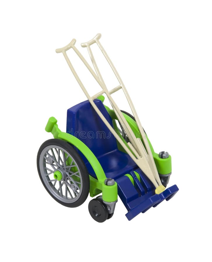 Sillón de ruedas y muletas imagen de archivo. Imagen de caminar - 13011119