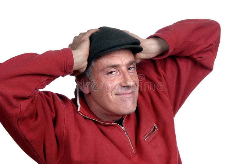 Silly old Man stock photo. Image of caucasian, funny - 12539416