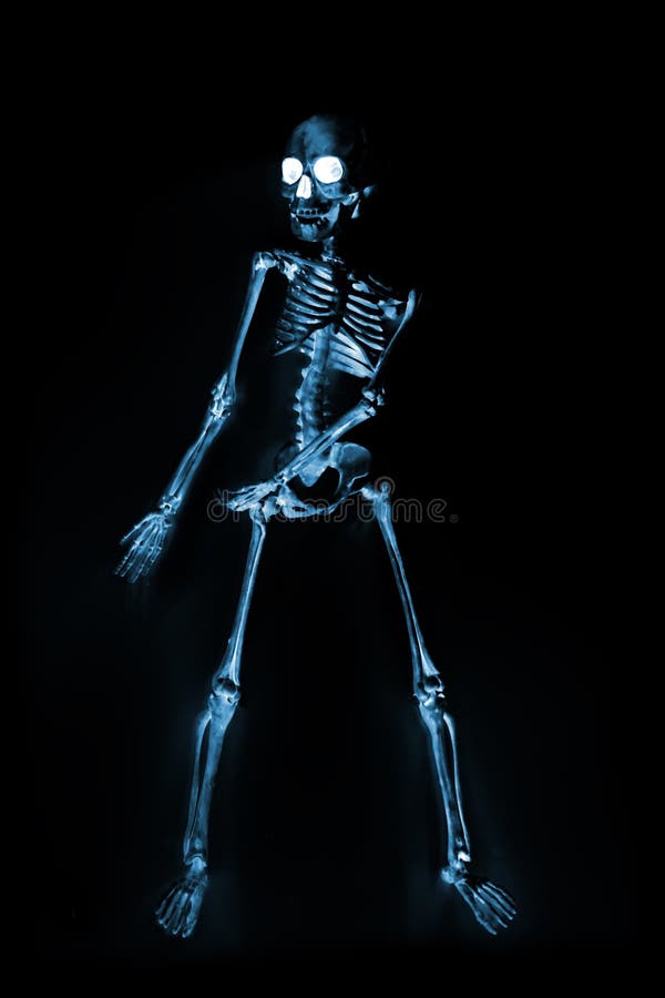 Dancing Skeletons X ray stock photo. Image of dead, jazz - 130631344