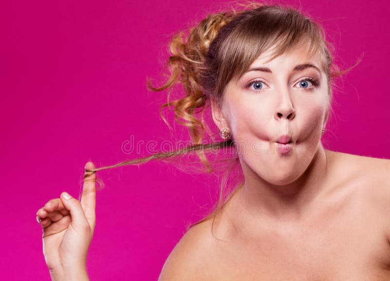 Silly face stock photo. Image of habit, female, humorous - 23298746