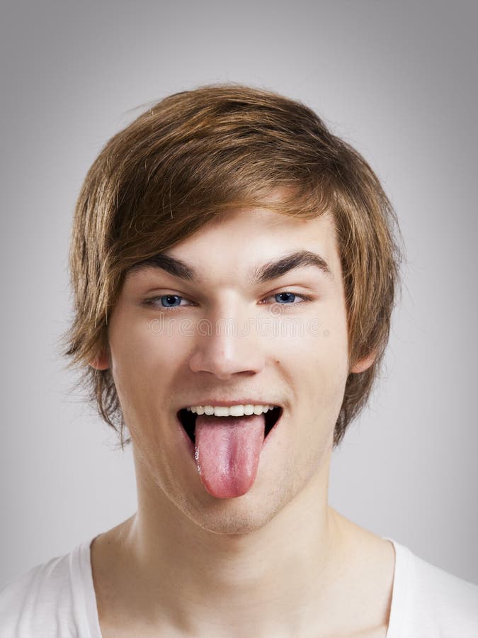 Silly face stock photo. Image of blond, attractive, male - 28214740