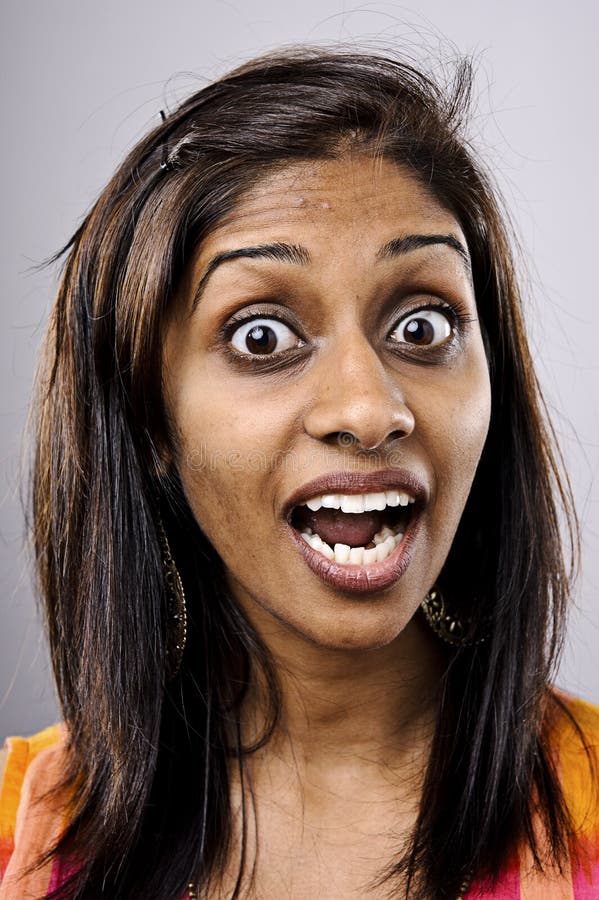 Silly funny face stock image. Image of casual, real, girl - 16562831