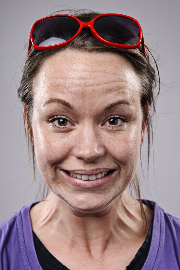 Silly funny face stock photo. Image of closeup, real - 16573364