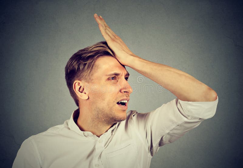 Oops, duh stock image. Image of frustrated, attitude - 39904373
