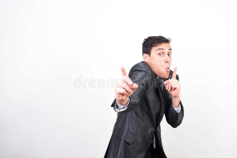 Silly man in suit stock photo. Image of single, adult - 178601670