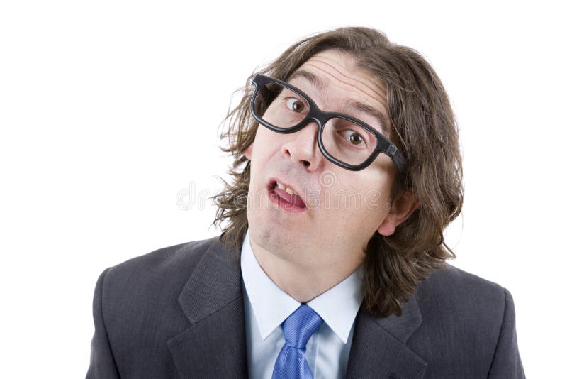 Silly man stock image. Image of cool, closeup, studio - 33609709