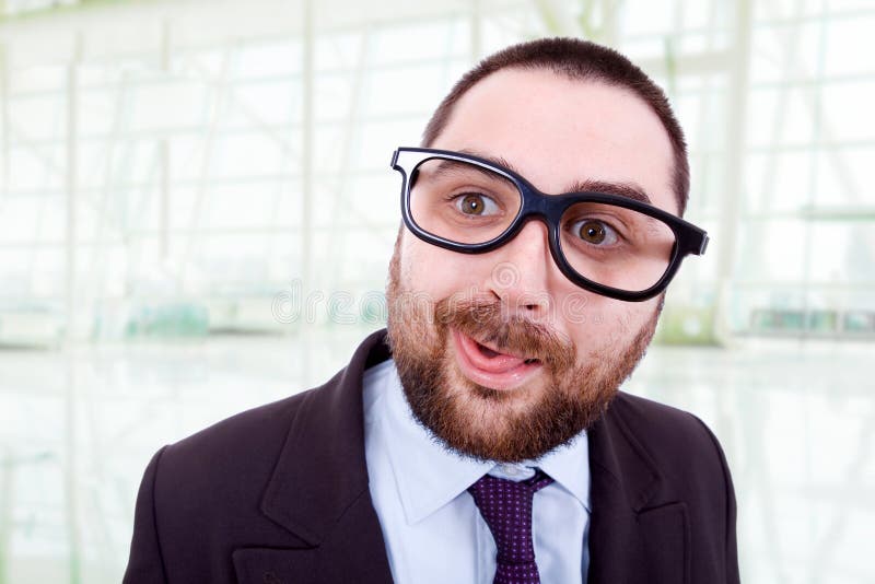 Silly man stock photo. Image of corporate, closeup, friendly - 33925356