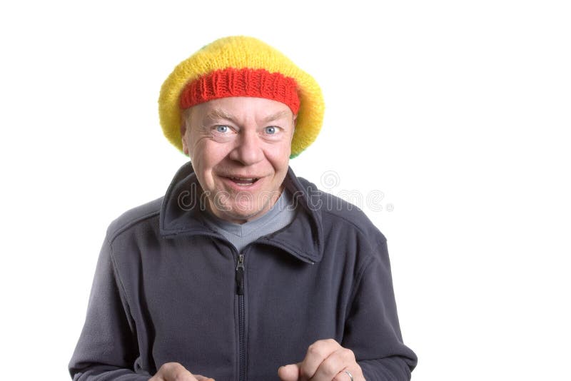Silly old Man stock photo. Image of caucasian, funny - 12539416